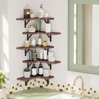 China Bathroom Storage Racks Hanging Mounted Wall Shelf with Holding Kitchen Appliance for sale