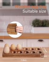 China Solid Wood Eggs Crate Wooden Tray for Eggs Customized Designs and Customized Branding for sale