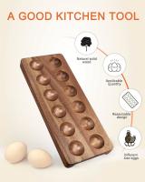 China Solid Wood Eggs Crate Wooden Tray for Eggs Customized Designs and Customized Branding for sale