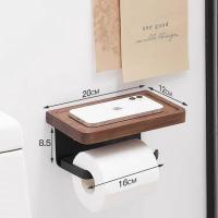 China Wooden Storage Holders Racks Wall Mounted for Small Items in Bathroom Kitchen Bedroom for sale