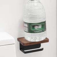 China Wooden Storage Holders Racks Wall Mounted for Small Items in Bathroom Kitchen Bedroom for sale