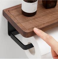 China Wooden Storage Holders Racks Wall Mounted for Small Items in Bathroom Kitchen Bedroom for sale