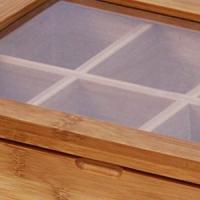 China Organize Your Tea Collection with this Serviceable Bamboo Painted Japanese Tea Box for sale