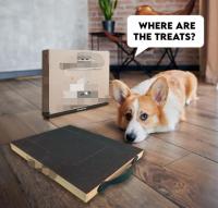 China OEM Dog Scratch Pad With Treat Box Dog Nail Scratch Board With Handle Cat Scratching Board for sale