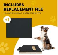 China OEM Dog Scratch Pad With Treat Box Dog Nail Scratch Board With Handle Cat Scratching Board for sale