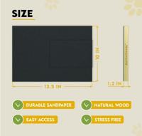 China OEM Dog Scratch Pad With Treat Box Dog Nail Scratch Board With Handle Cat Scratching Board for sale