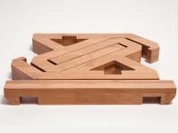 China Adjustable Bamboo Laptop Stand for Notebook and Laptop Tray in Convenient Design for sale