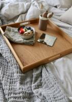 China Rectangle Walnut Wooden Serving Tray with Handles As your request Walnut Coffee Table for sale