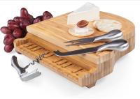 China BAMBOO Cheese Board Knife Set Sleek Design for Chopping Blocks and Charcuterie Boards for sale