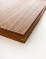 China Rectangle Walnut Wooden Serving Tray with Handles As your request Walnut Coffee Table for sale