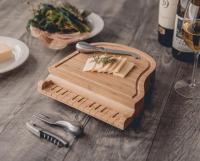 China BAMBOO Cheese Board Knife Set Sleek Design for Chopping Blocks and Charcuterie Boards for sale
