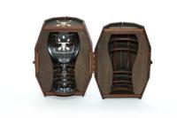 China Customized Logo Acceptable Wooden Barrel with Personalized Engraving Corporate Gifts for sale