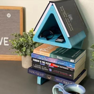 China Convenient Storage Holders Racks Silk-screen Printing Bookshelf Page Holder for Books for sale