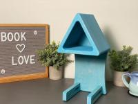 China Convenient Storage Holders Racks Silk-screen Printing Bookshelf Page Holder for Books for sale