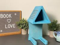 China Convenient Storage Holders Racks Silk-screen Printing Bookshelf Page Holder for Books for sale