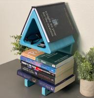 China Convenient Storage Holders Racks Silk-screen Printing Bookshelf Page Holder for Books for sale