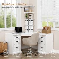 China Custom Living Room Decor Set of 4 Corner Round White Floating Book Shelves for Wall for sale