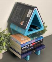 China Convenient Storage Holders Racks Silk-screen Printing Bookshelf Page Holder for Books for sale