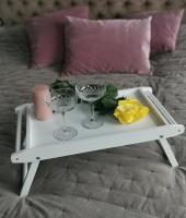 China Rectangle Breakfast in Bed Tray with Folding Legs Save Space and Enjoy Personalized Snacks for sale
