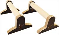 China Anniversary Yoga Fitness Handstand Calisthenics GYM Bar Training Wooden Parallettes for sale