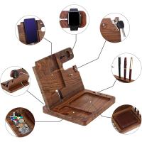 China Custom Size Cell Phone Holder and Key Holder Craft for Multi-Functional Nightstand for sale