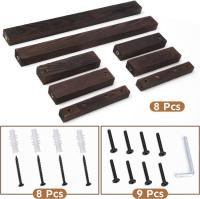 China Decorative Pine Wall Mounted Wooden Towel Rack for Bathroom Rolled Towels Organizer for sale
