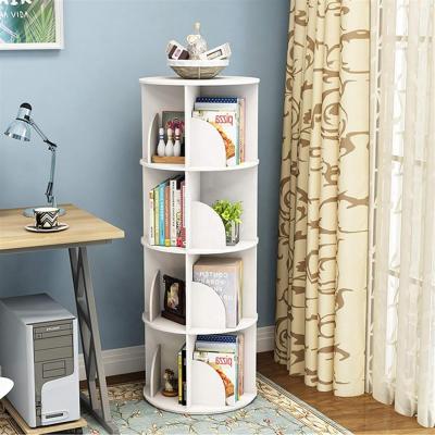 China Customized Logo Colorful 360 Degree Rotating Bookcase for Children's Book Storage for sale