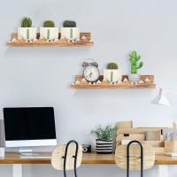 China Customized Logo Wall Mounted Rustic 3 Pcs Snow Mountain Floating Shelves for Nursery for sale