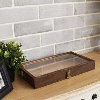 China Rectangle Wooden Jewelry Tray With LED for Custom Natural Wood Jewelry Holder Boxes for sale
