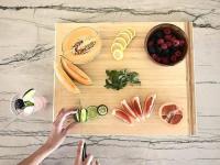 China Versatile BSCI LFGB 8 Different Sizes Bamboo Pull-Out Cutting Board for Various Needs for sale