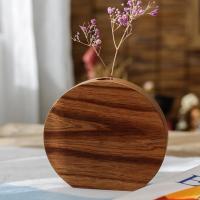 China Modern Design Style Wooden Vase Capable of Inserting Flowers for Anniversary Occasion for sale
