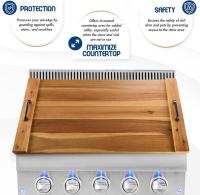 China Gas and Electric Stove Sturdy Handle Chopping Blocks for 202405 Noodle Board Stove Cover for sale