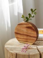 China Modern Design Style Wooden Vase Capable of Inserting Flowers for Anniversary Occasion for sale