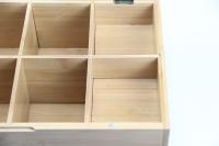 China Handmade Visible Acrylic Cover Tea Box Packaging Wood A Unique Addition to Your Kitchen for sale