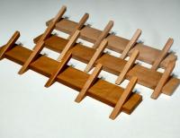 China Stylish and Sustainable Bathroom Organization with this Wooden Wall Mounted Coat Rack for sale
