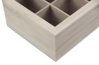 China Handmade Visible Acrylic Cover Tea Box Packaging Wood A Unique Addition to Your Kitchen for sale