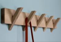 China Stylish and Sustainable Bathroom Organization with this Wooden Wall Mounted Coat Rack for sale