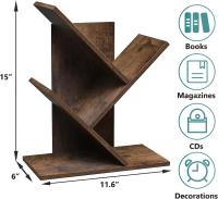 China Shelf Installation Type Standing Type for Books Magazines CDs Wooden Storage Shelves for sale