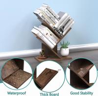 China Shelf Installation Type Standing Type for Books Magazines CDs Wooden Storage Shelves for sale