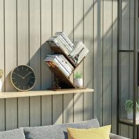 China Shelf Installation Type Standing Type for Books Magazines CDs Wooden Storage Shelves for sale