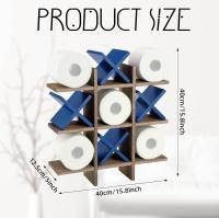China Wooden Bath Roll Holder Behind Doors/On Walls Customized Logo Toilet Paper Holder Stand for sale