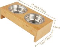 China Functional Raised Stand Cat Food and Water Bowls Diner Pet Feeder for Busy Pet Owners for sale