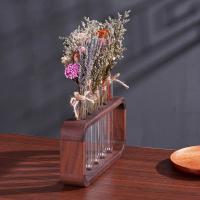 China Space-Saving Hydrophilic Plants Vase with High Quantity Advantage in Transparent Glass for sale