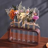 China Space-Saving Hydrophilic Plants Vase with High Quantity Advantage in Transparent Glass for sale