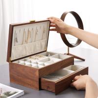 China Rectangle Custom Order Solid Wood Bracelet Watch Display Handmade Jewelry Storage Box for sale