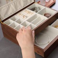 China Rectangle Custom Order Solid Wood Bracelet Watch Display Handmade Jewelry Storage Box for sale