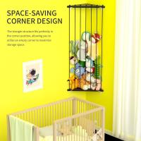 China Home Decoration Shelf Custom Corner Stuffed Animal Storage for Nursery Playroom Bedroom for sale