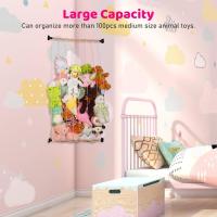 China Stuffed Animal Zoo Wooden Storage Shelf Simple Design Custom Size Eco-friendly Wood for sale
