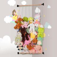 China Stuffed Animal Zoo Wooden Storage Shelf Simple Design Custom Size Eco-friendly Wood for sale