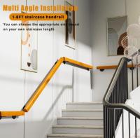 China Indoor Stairs Safety Non-Slip Railing 3ft Pine Handrails As Your Request Complete Kit for sale